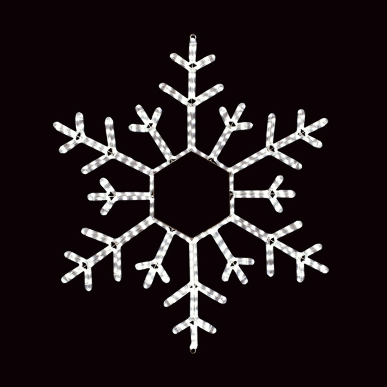 37 LED Rope Light Snowflake (Twinkle/Steady Burn) Silhouette Motif ...