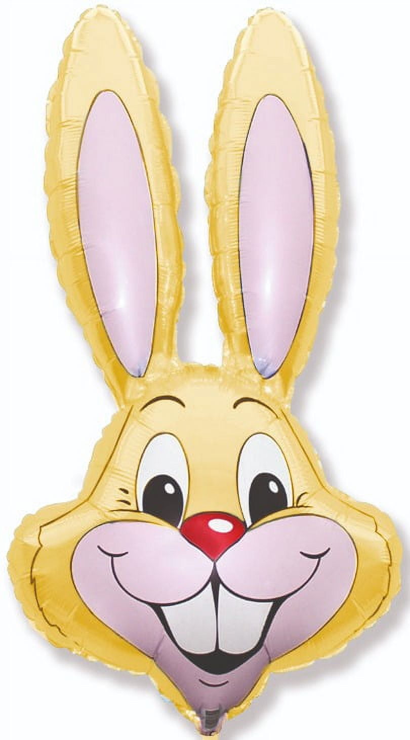37" Light Pastel YELLOW Rabbit Bunny Head Shaped Easter Basket Gift ...