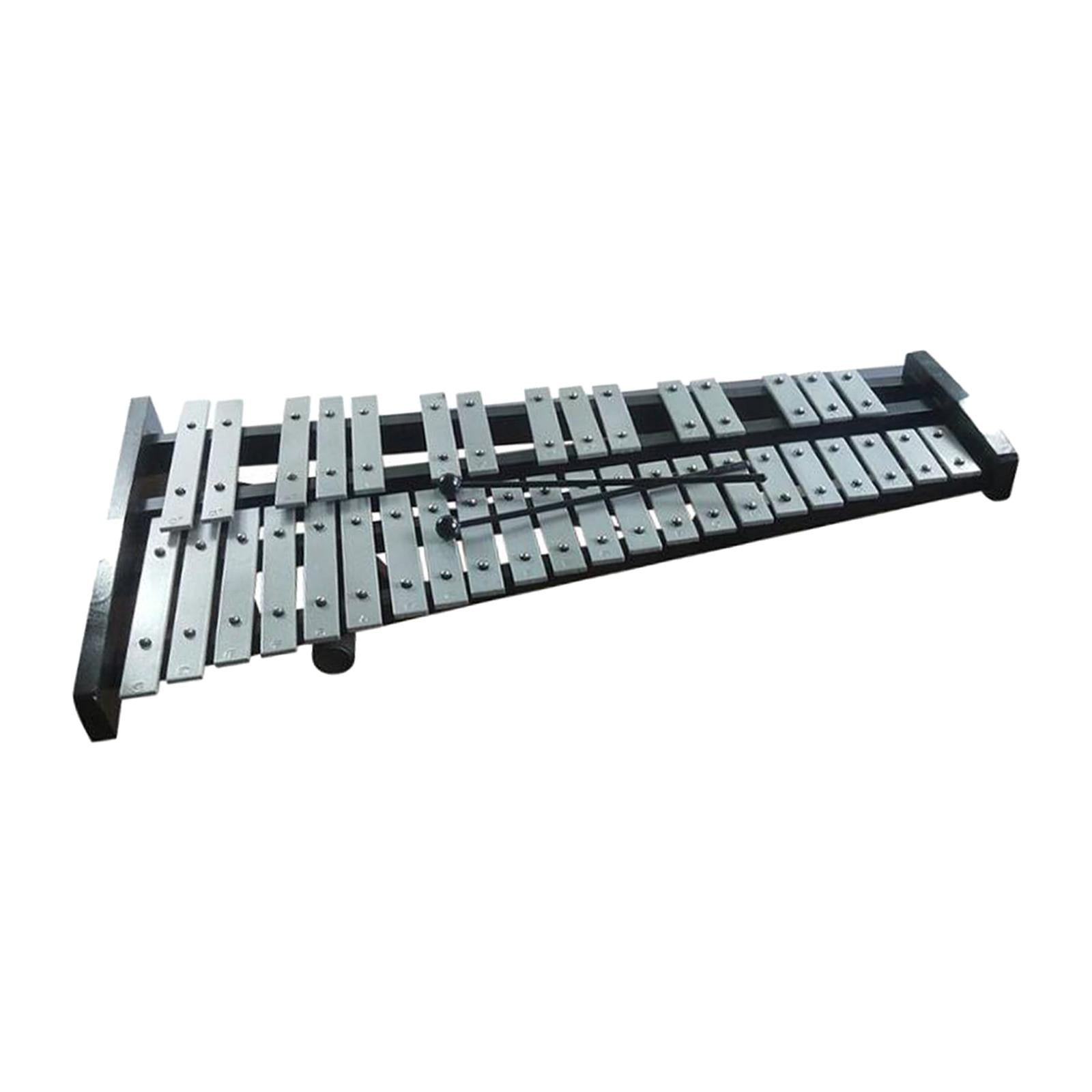 37 Note Glockenspiel Percussion Xylophone with Carrying Bag and Mallets ...