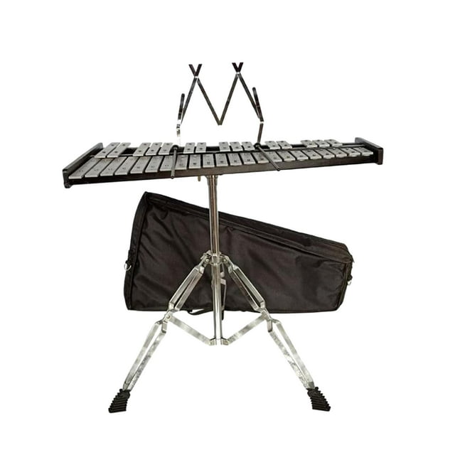 37 Note Glockenspiel Xylophone Bell Music Instrument Toy with Stand ...