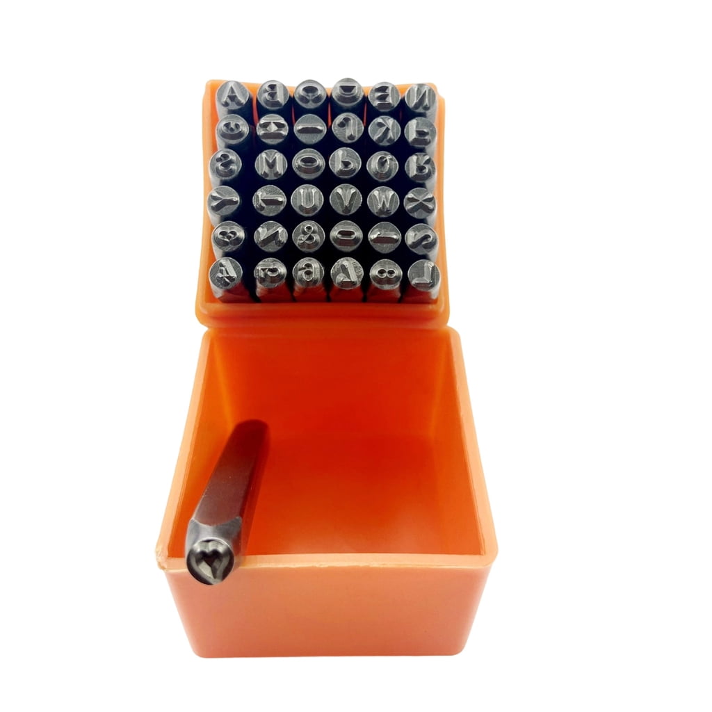 37 Pcs Number Stamping Kits Jewelry Making Tool 3mm Letter Punch Set ...