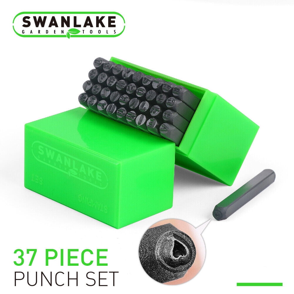 37 Piece Number and Letter Stamp Punch Set A-Z &0-9+Love Industrial ...