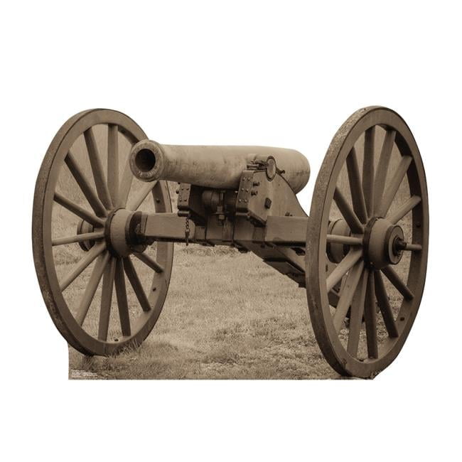 37 x 54 in. Civil War Cannon Life-Size Cardboard Cutout - Walmart.com