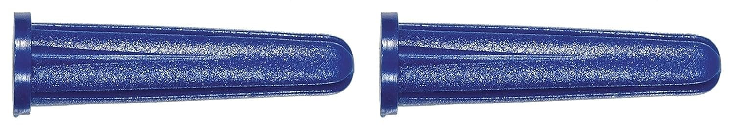 Hillman Blue Conical Plastic Anchor - Easy Installation - 100-Pack, 6-8 ...