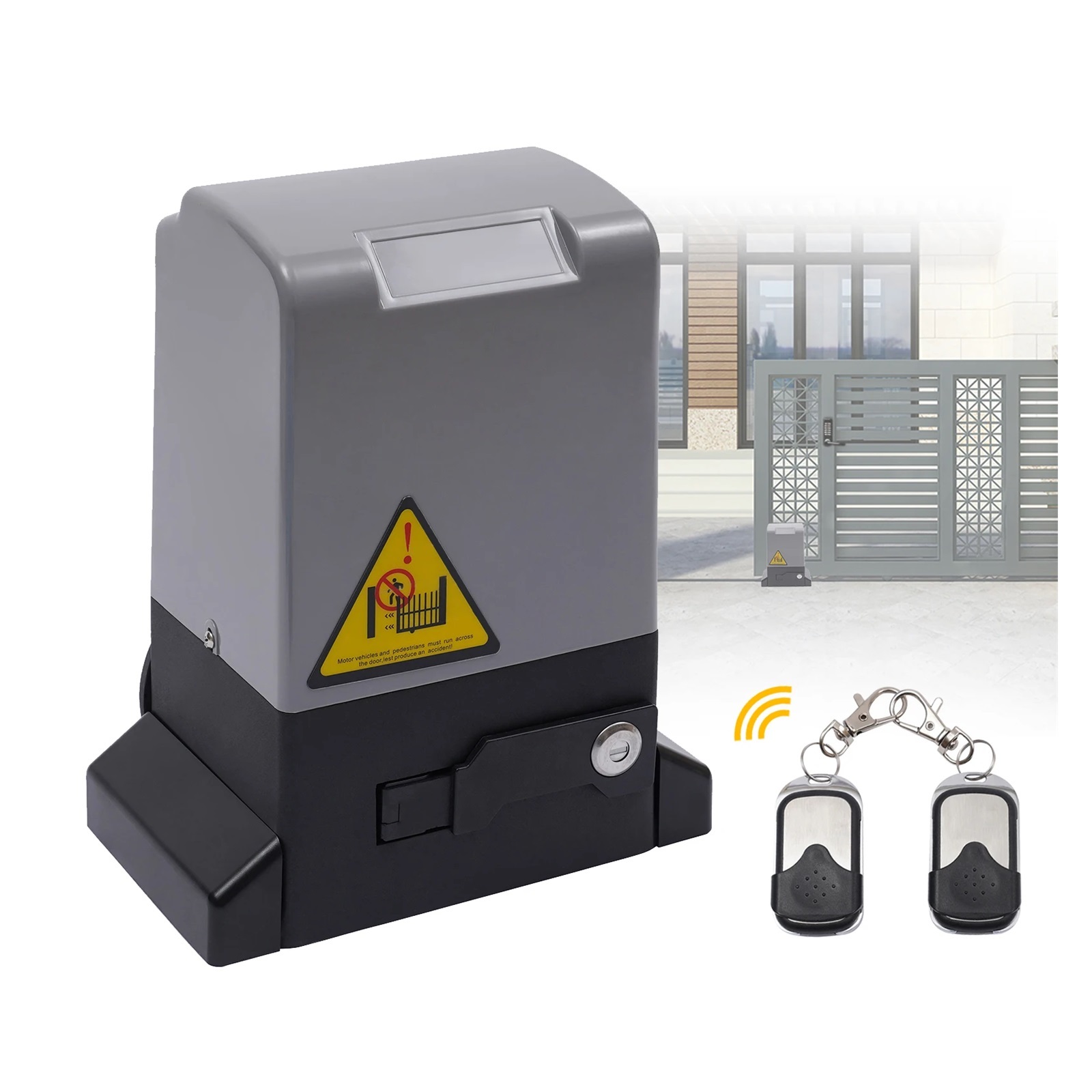 370W/550W/750W Electric Sliding Gate Opener Automatic Motor Driveway ...