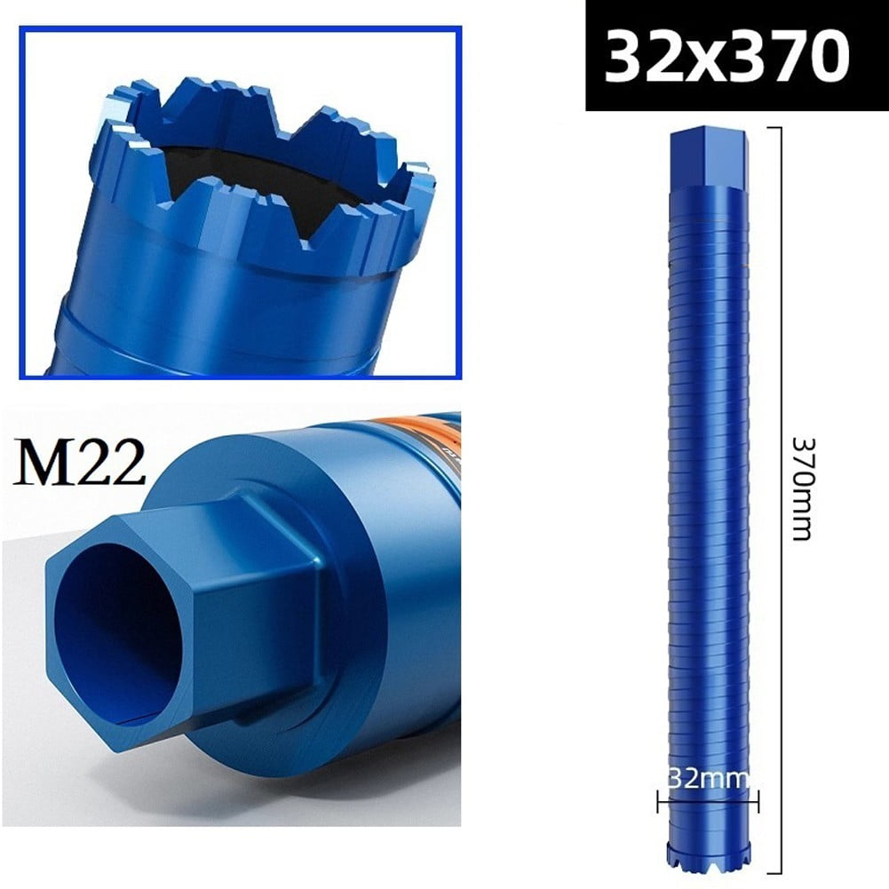 370mm M22 Concrete Core Drill Bit Dry Wet Hammer Perforator Drilling ...