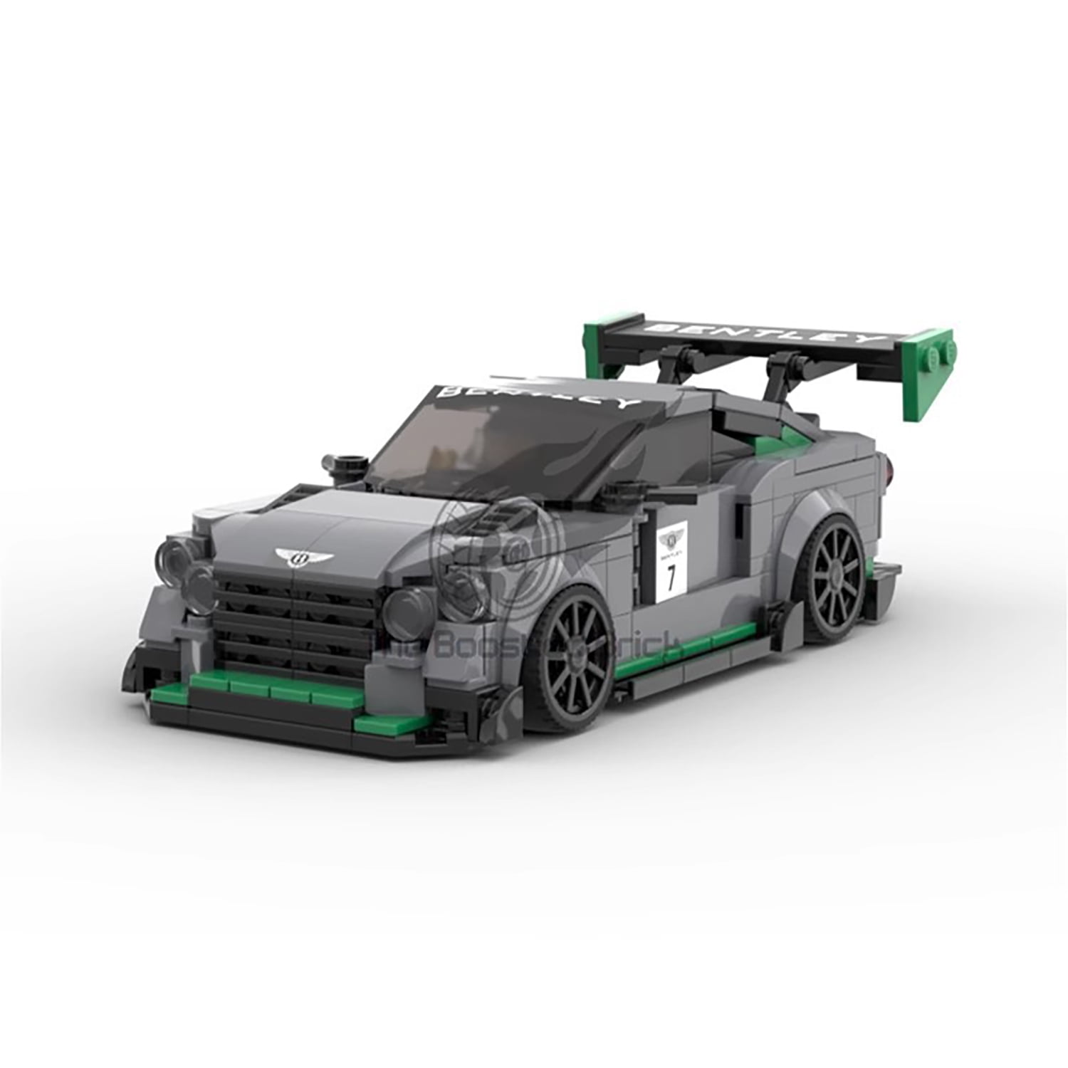 373 PCS MOC Bentley Continental GT3 – Educational Car Building Blocks ...
