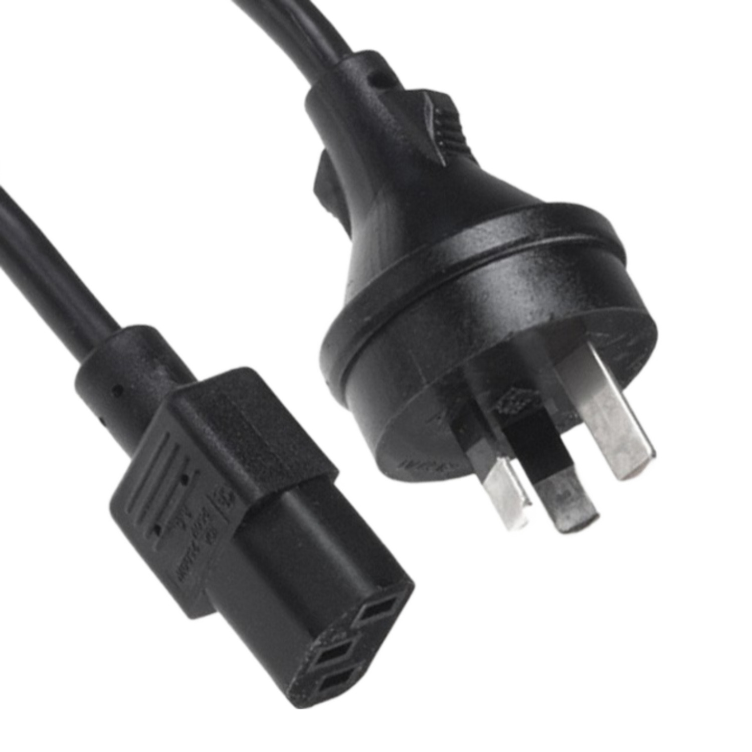 374003-A01 Power Cord Black AS3112 To IEC 320-C13 SAA, 8.20' (2.50m ...