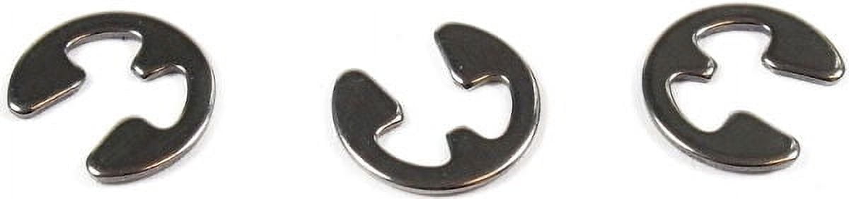 .375" E-Style Retaining Rings / Stainless Steel - 100 Piece Carton ...