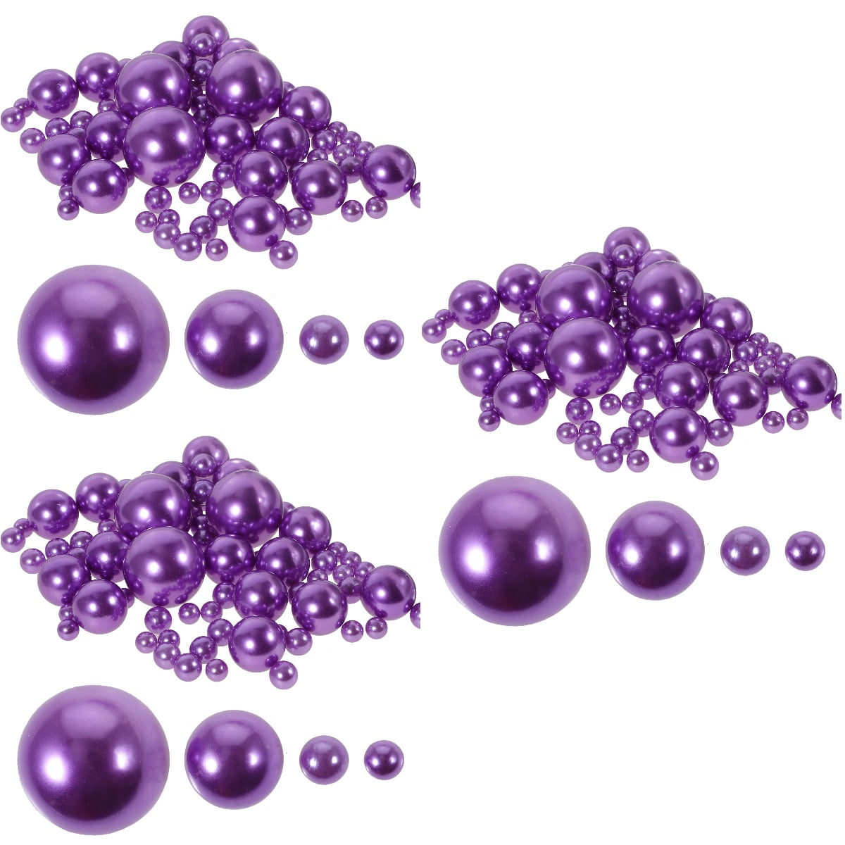 375 Pcs Vase Filled with Pearls Table Decor Decorative Pearls for Vases ...