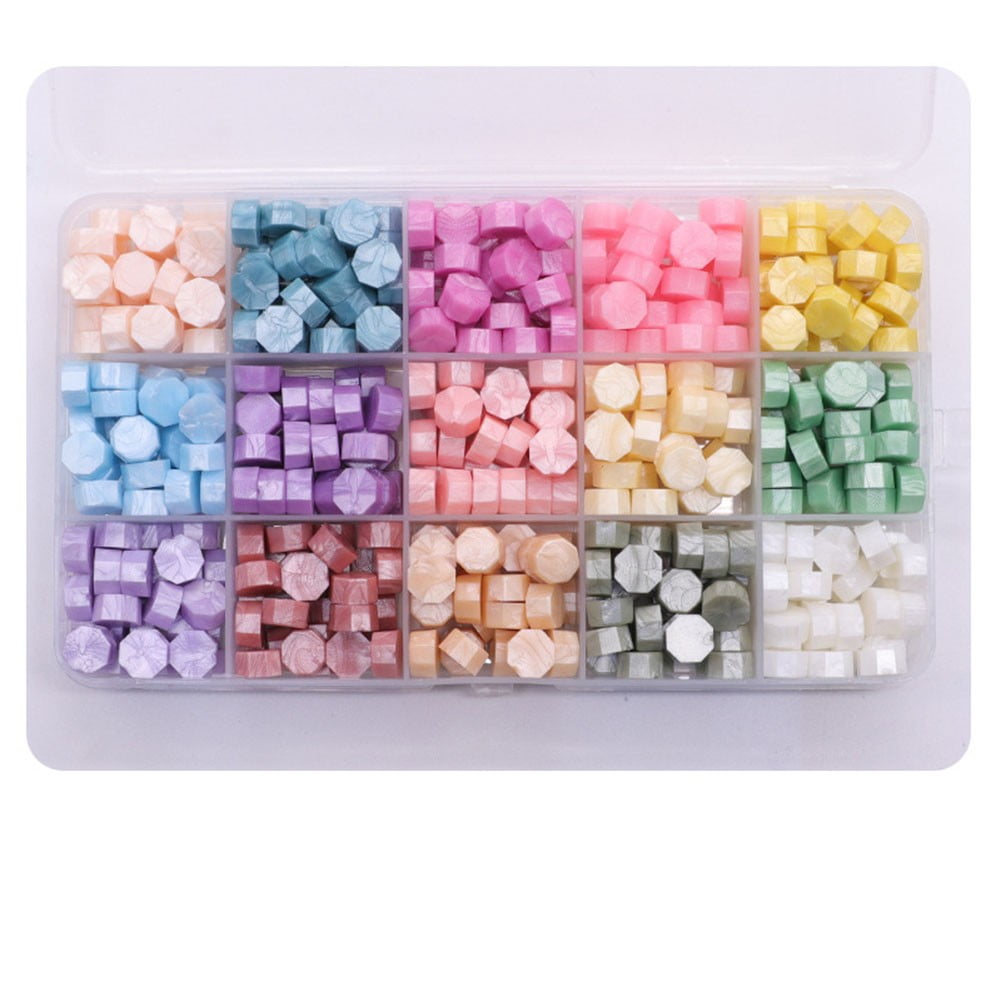 375PCS Wax Sealing Beads Mixed Colors Wax Pellet Fire Lacquer Wax ...