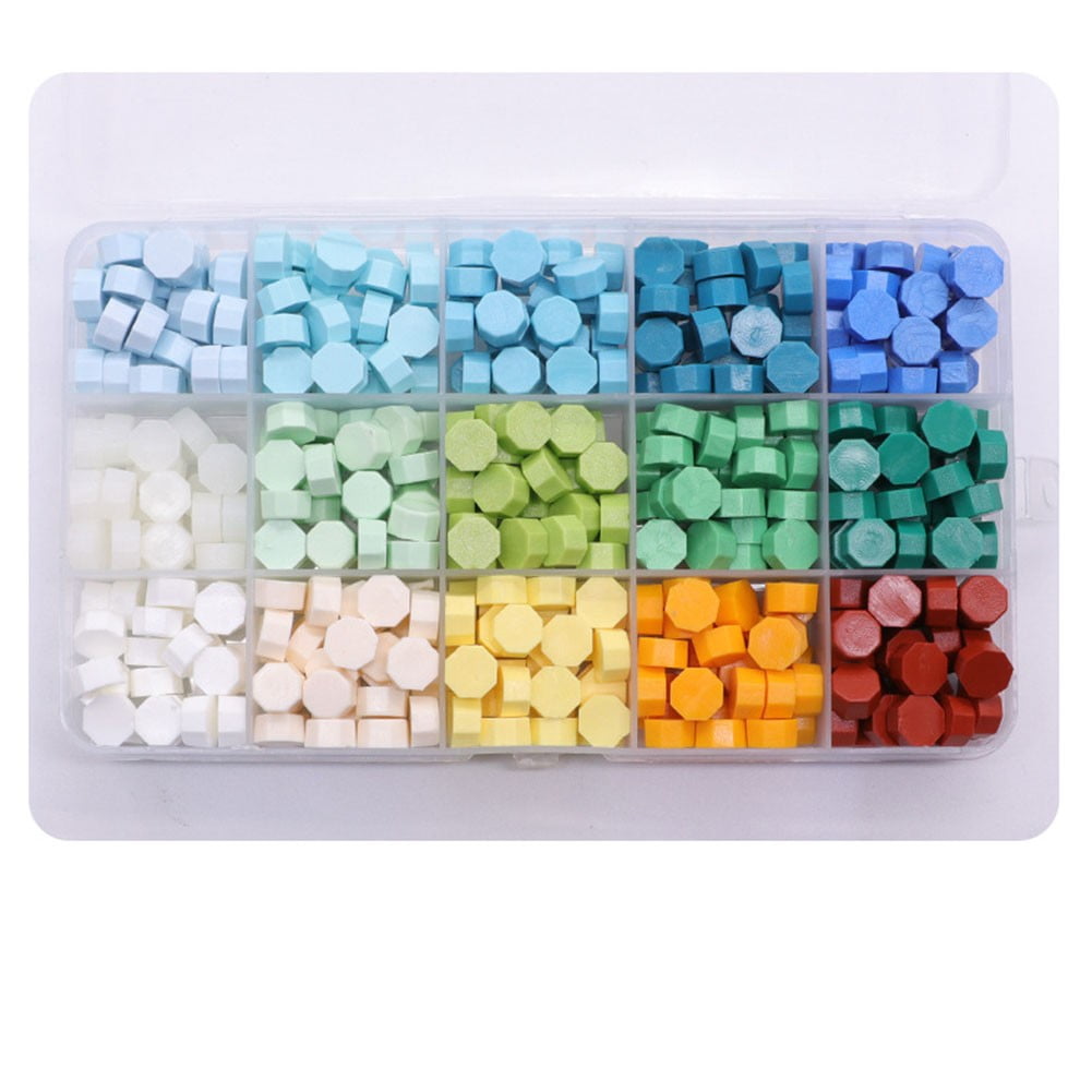 375PCS Wax Sealing Beads Mixed Colors Wax Pellet Fire Lacquer Wax ...