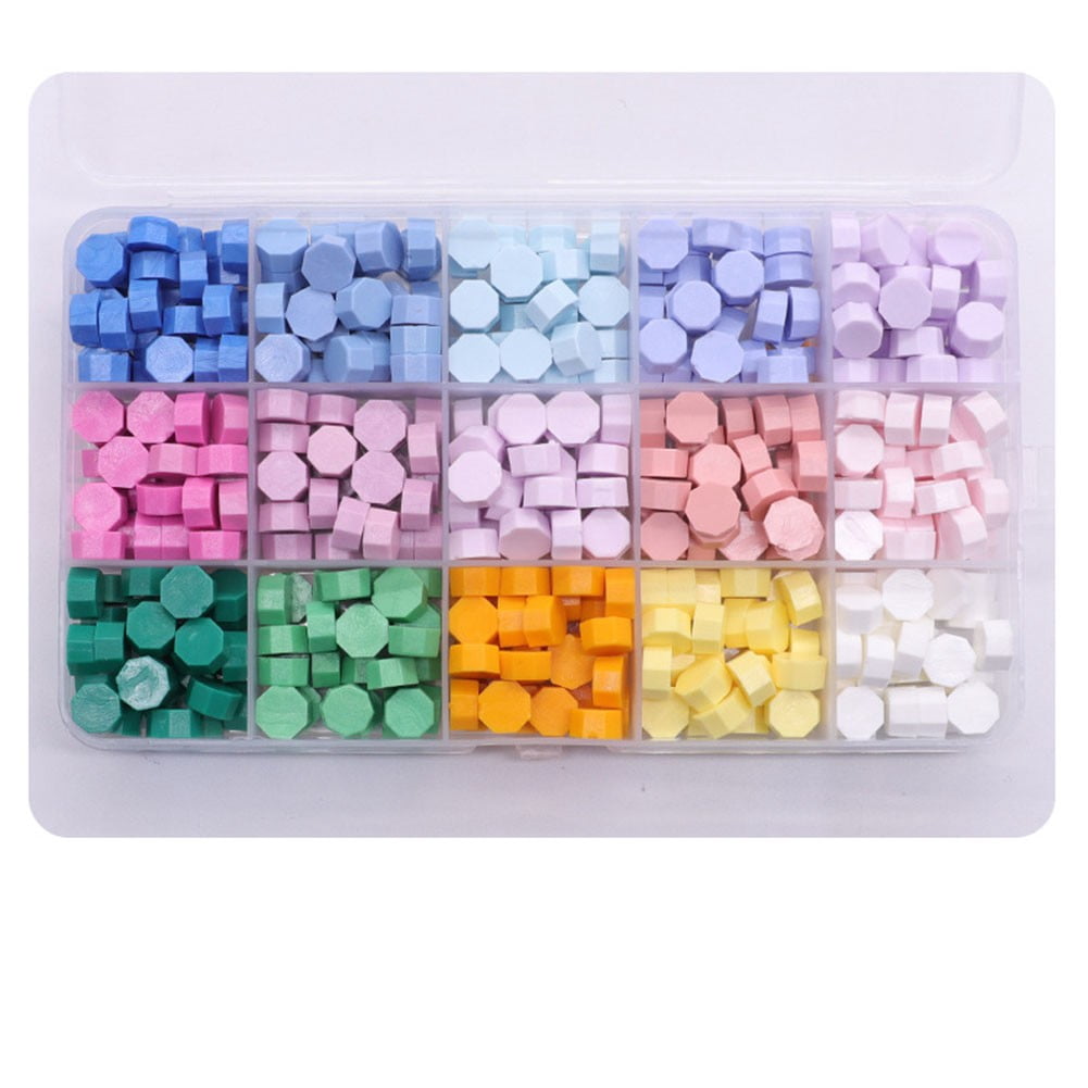 375PCS Wax Sealing Beads Mixed Colors Wax Pellet Fire Lacquer Wax ...