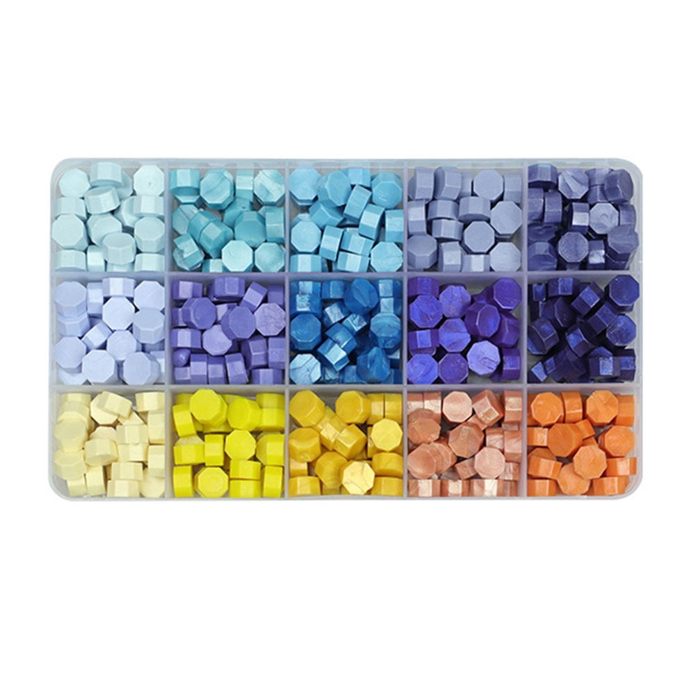 375PCS Wax Sealing Beads Mixed Colors Wax Pellet Fire Lacquer Wax ...