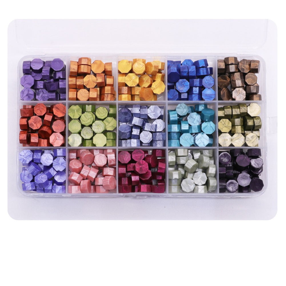 375PCS Wax Sealing Beads Mixed Colors Wax Pellet Fire Lacquer Wax ...