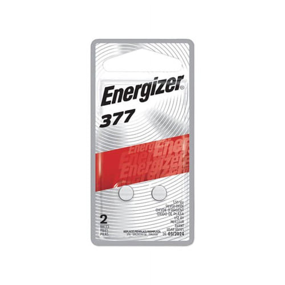 377 Silver Oxide Button Cell Battery 1.5V, 2/Pack - Walmart.com