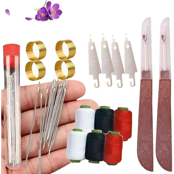 37PCS Sewing Tool Set, Hosenwelt Sewing Kit, Needles Thread Hand Repair ...