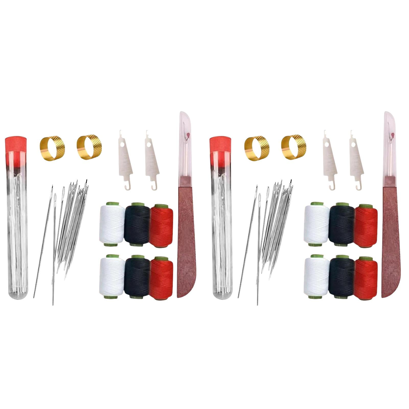 37PCS Sewing Tool Set, Needles Thread Hand Repairing Tools, Portable ...