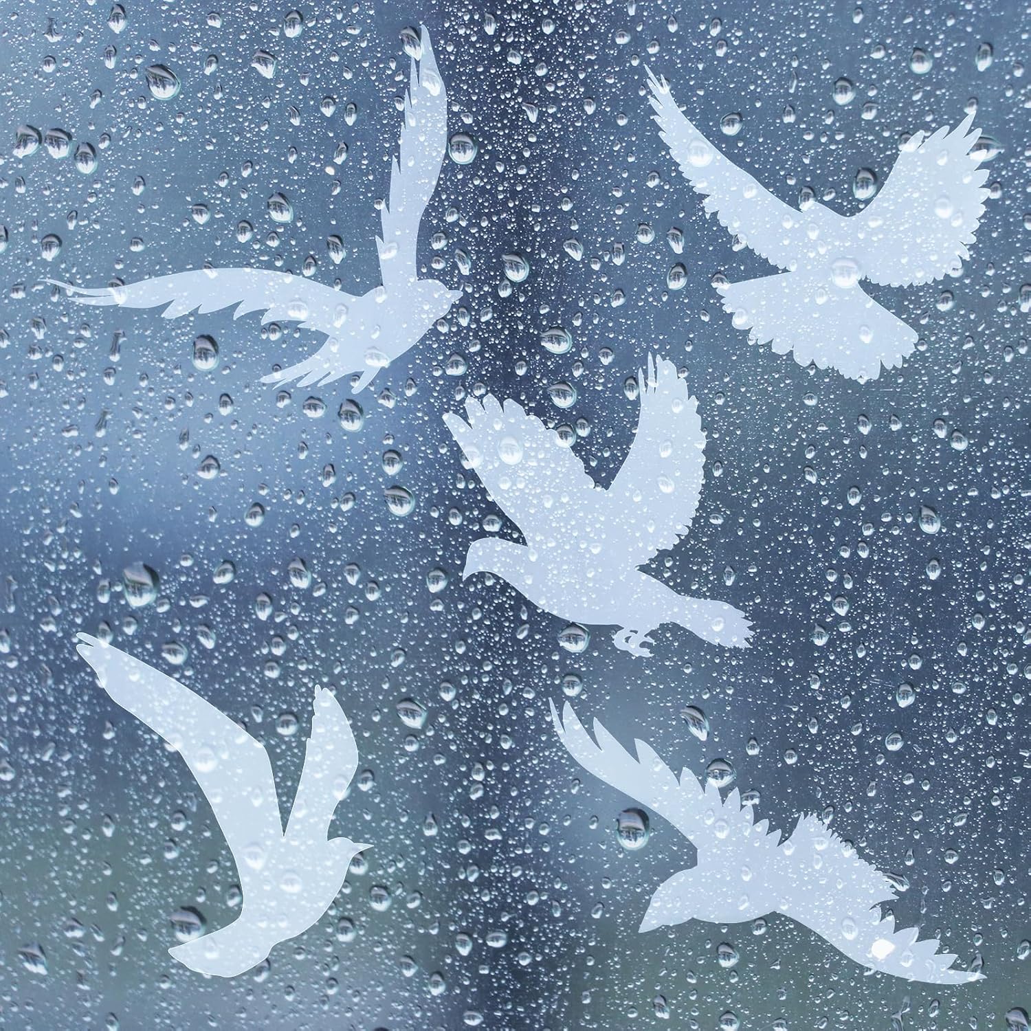 37PCS Window Clings - Anti-Collision Large Stickers for Bird Strike ...