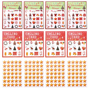Low Vision Bingo Cards -10 cards - Walmart.com