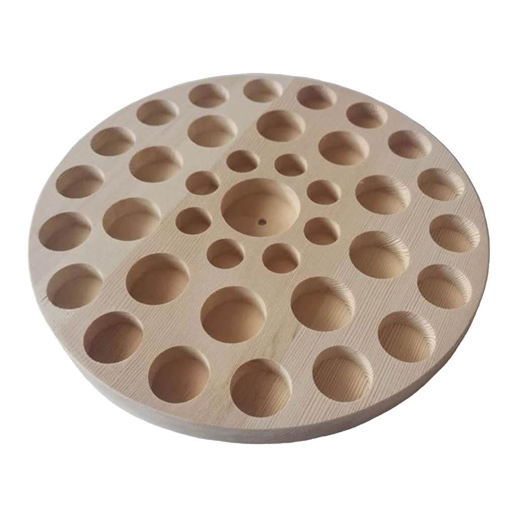 37Slots Wood Essential Oils Box Display Stand, Rack,Oil Storage Case ...