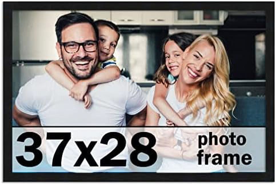 37X28 Frame Black Picture Frame - Complete Modern Photo Frame Includes ...