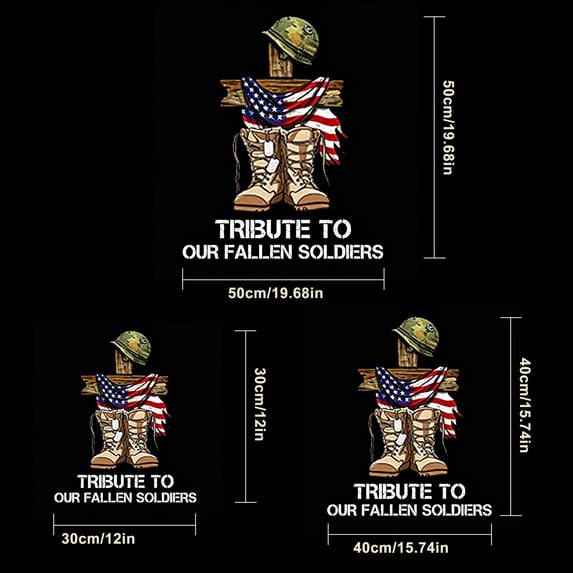 37 Jewelry, "Our Fallen Warrior" Salute Car Stickers - Available in 3 ...