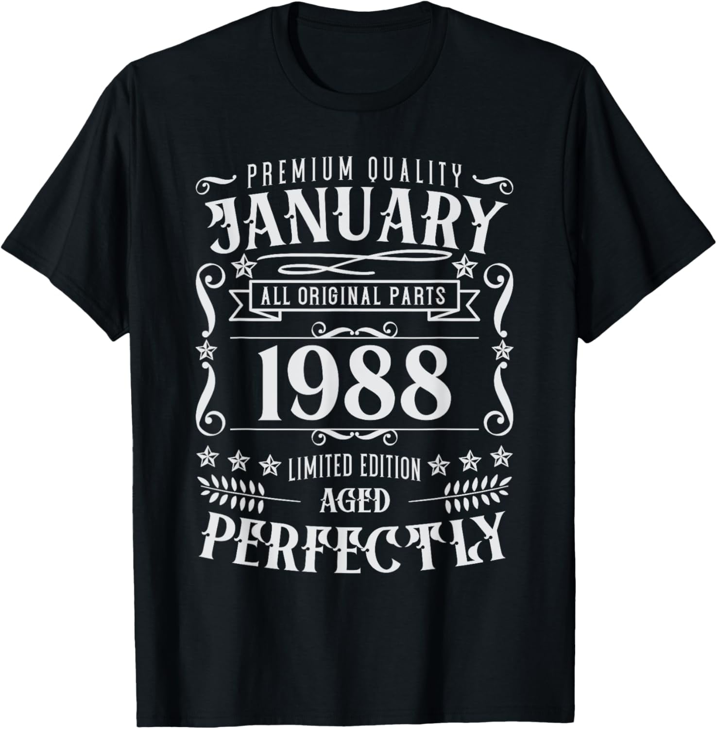 37th Birthday Legends Were Born In January 1988 T-Shirt - Walmart.com