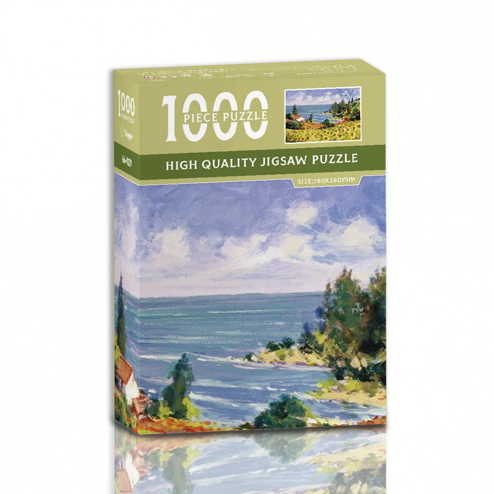 38*26cm Mini Jigsaw Puzzle 1000 Pieces for Adults Famous Oil Painting ...