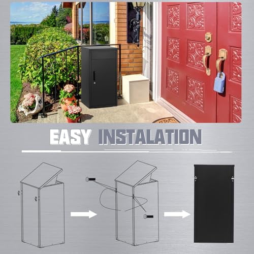 38.3" x 16" x 17" Express Delivery Boxes for Outside, Extra Large ...