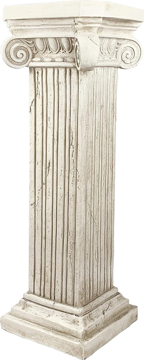 38'' Tall Roman Column with Base Roman Pillar Greek Column Magnesium ...