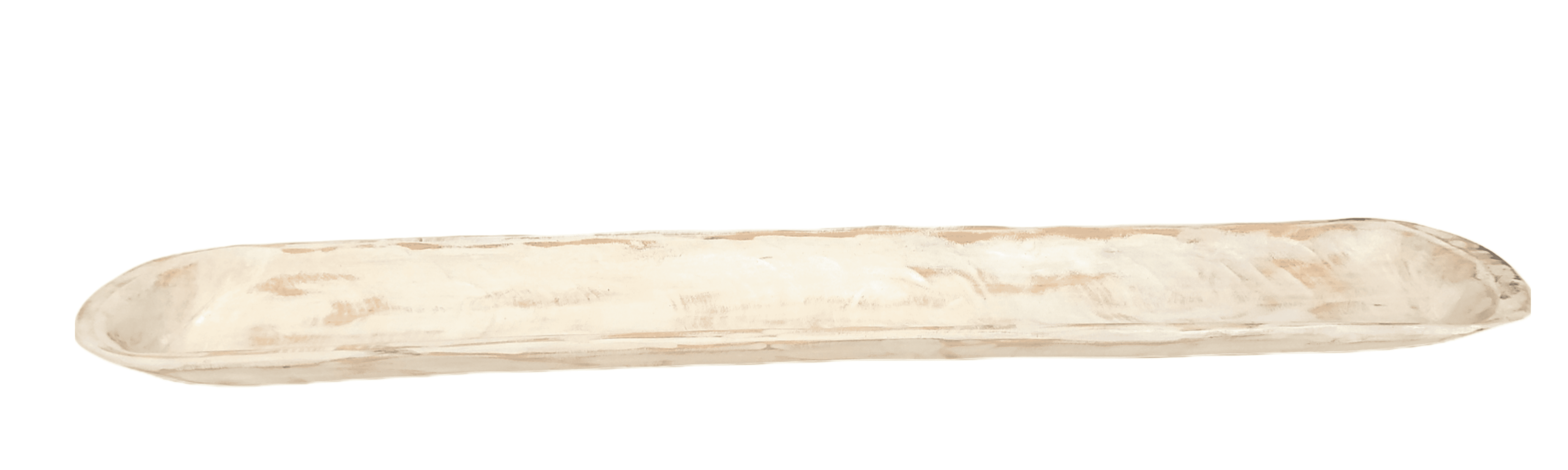 38"- 40" The Rio Grande Rustic White Extra Long Skinny Wood Baguette ...