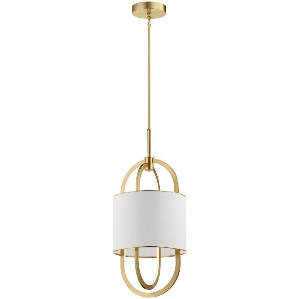 38.5 Inch 49W 2 Led Pendant-Champagne Gold Finish -Traditional ...