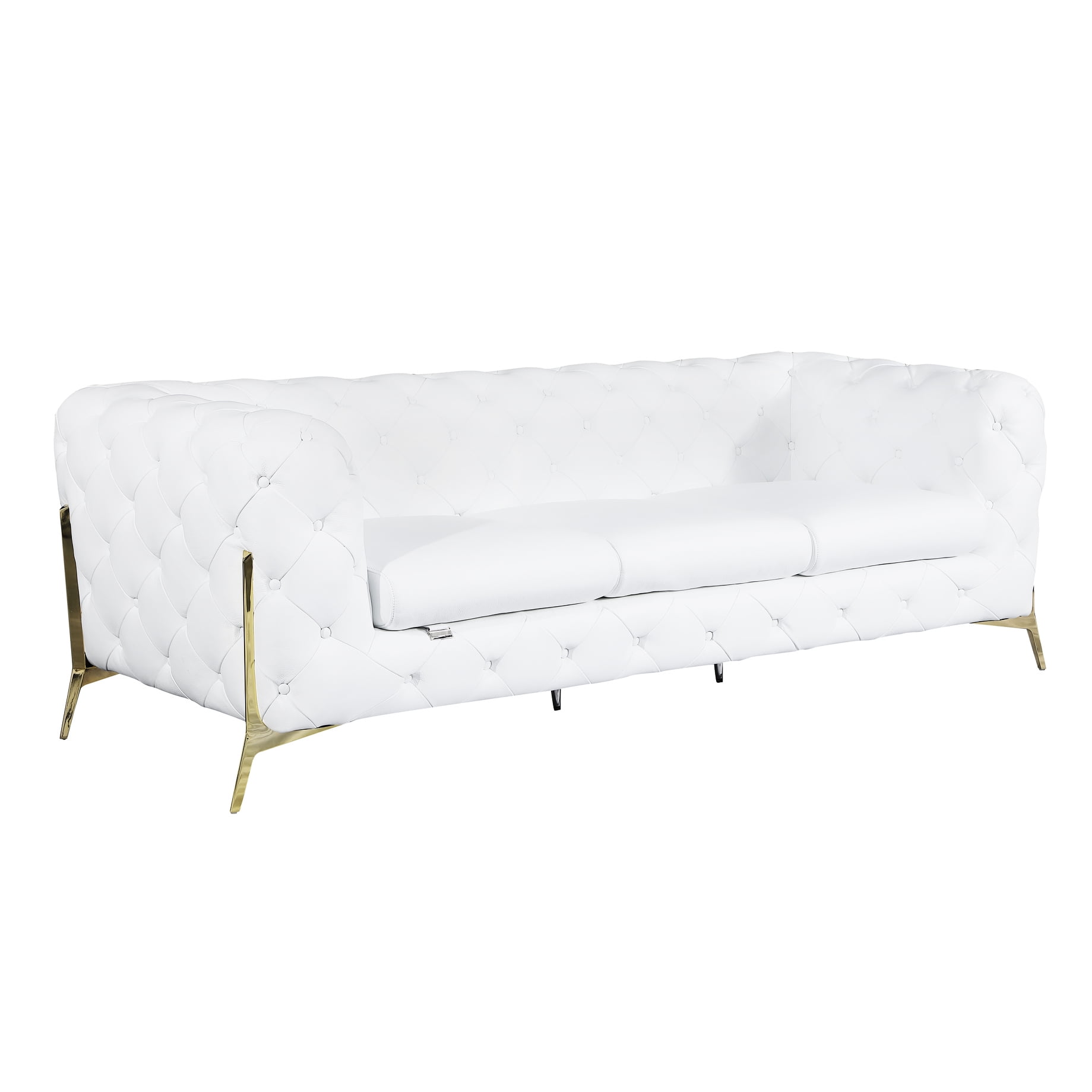 38.92 In. Wide Leather With Legs And Kiln-dried Frame 94 Deep Package ...