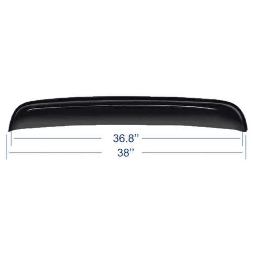 38" (980mm) Sunroof Wind Deflector, Universal Sunroof Visor Dark Smoke ...