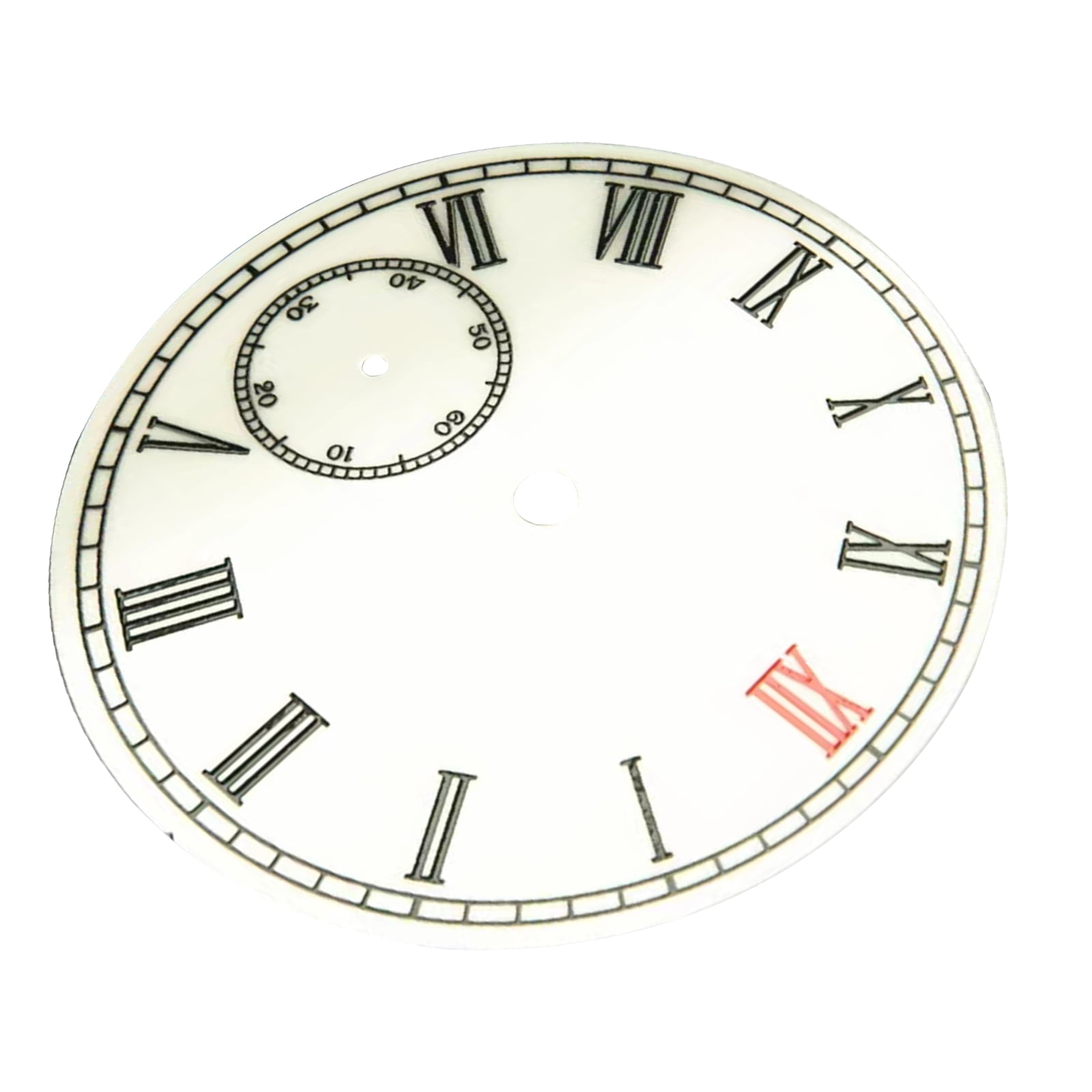 38.9MM Watch Dial Plate Enamel Pocket Watch Dial Wristwatch Plate Dial ...