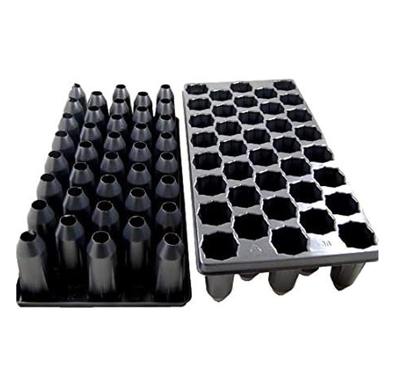 38 Cell Plug Trays - 25 Pack Seed Starting Tray, Deep 5" Cell Nursery ...