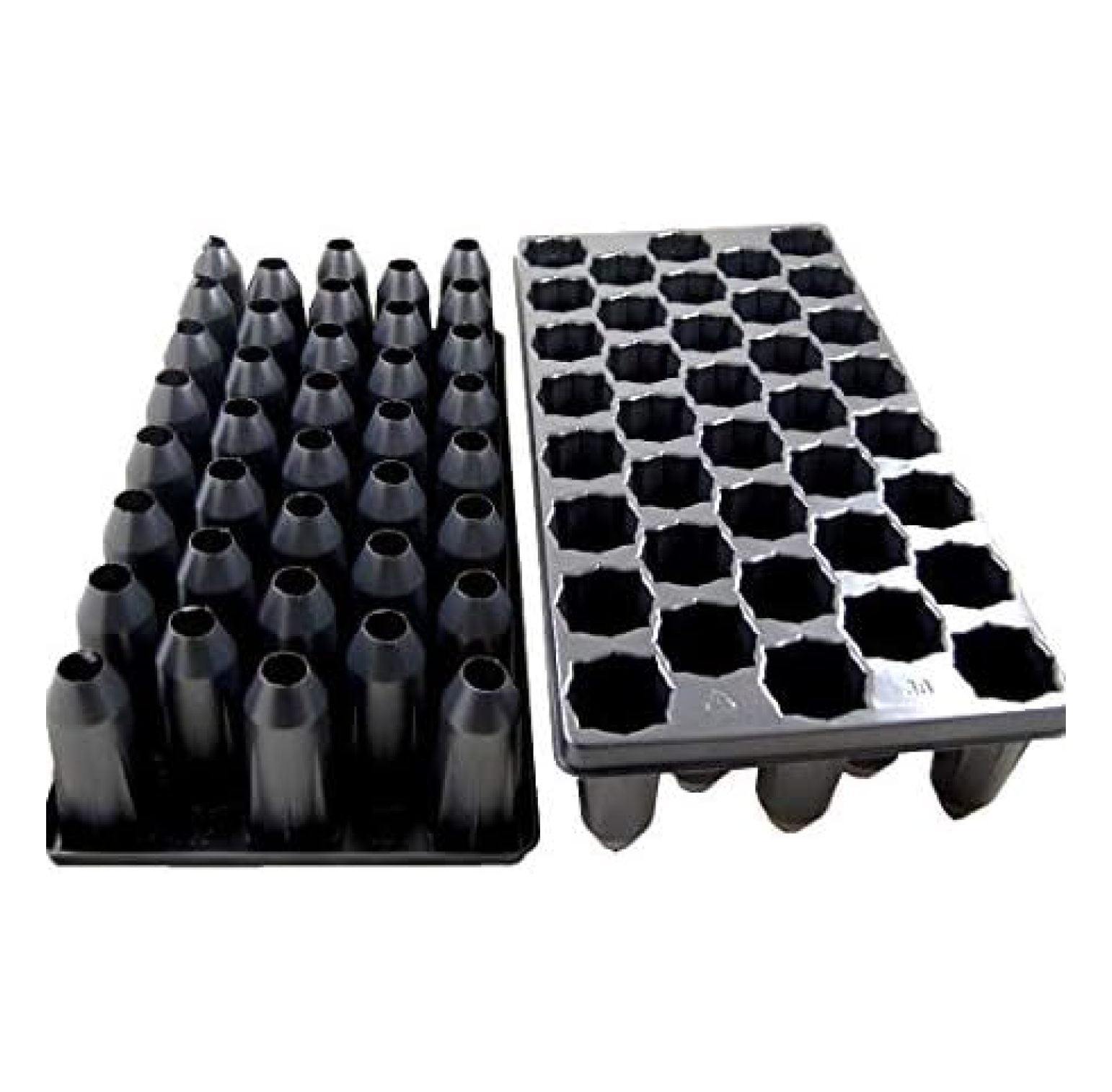 38 Cell Seed Starting Tray - Deep Cell Plug Trays for Seedlings - Tree ...