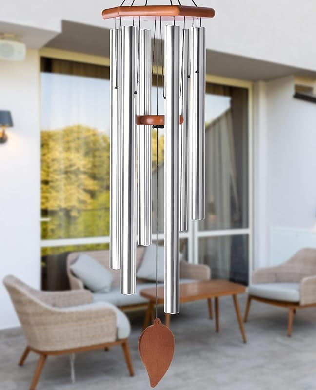 "38-Inch Memorial Wind Chime for Outdoor Decor – Deep-Tone Sympathy ...