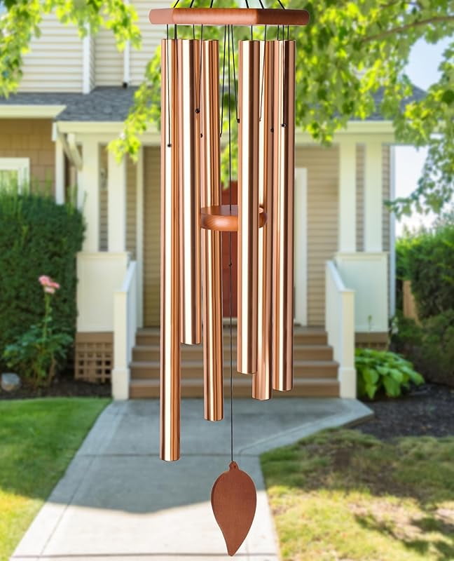 "38-Inch Memorial Wind Chime for Outdoor Decor – Deep-Tone Sympathy ...