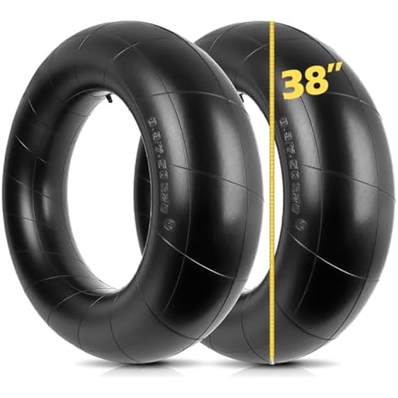 38 Inch Snow Inner Tube 2 Pack, Snow Tube for Snow Sledding and River ...