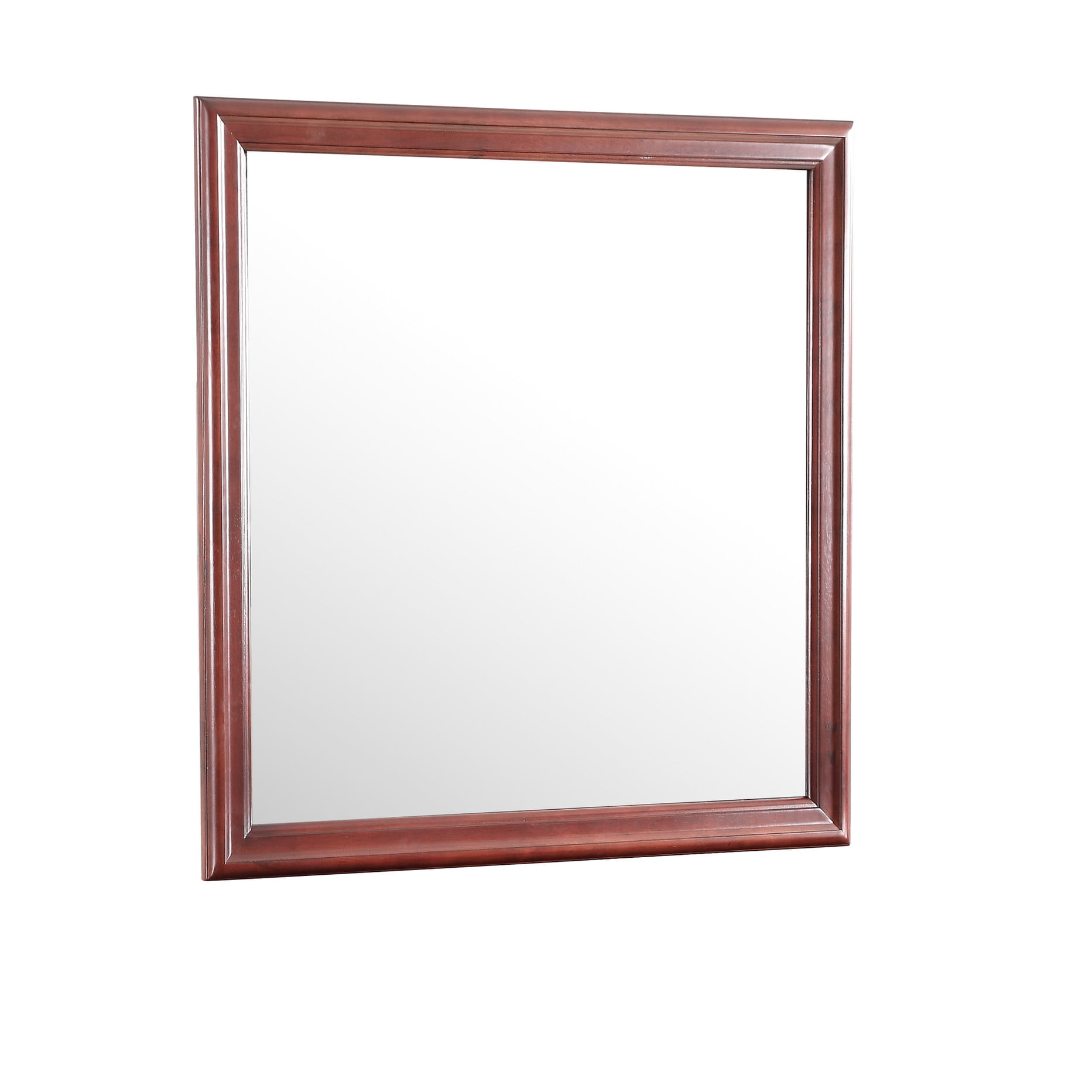 38-Inch Wide Cherry Mirror+Large Reflection Surface”-“Full-Body Viewing ...