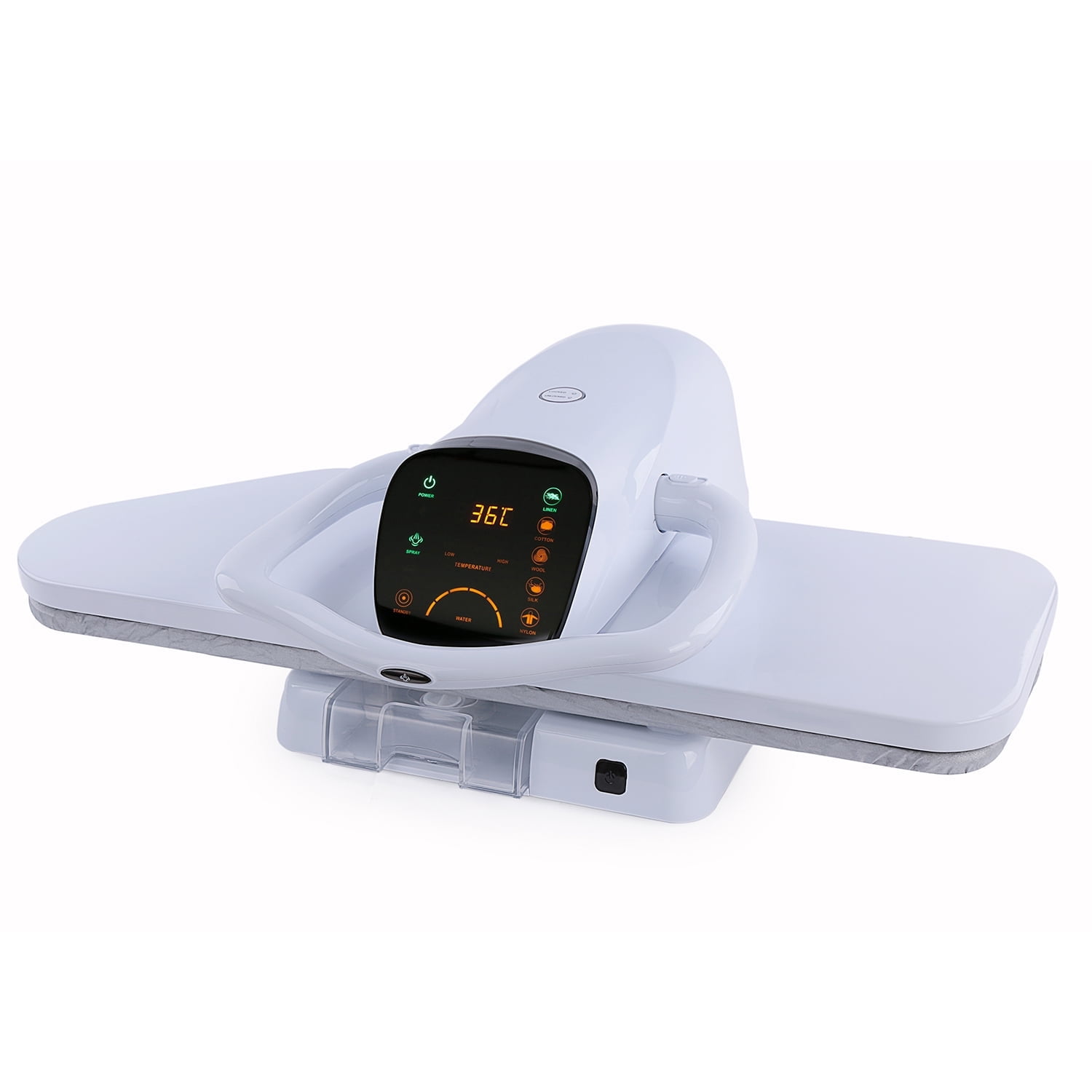 38" Large Steam Iron Press with LED Touch Screen, 1800W Steam Press ...