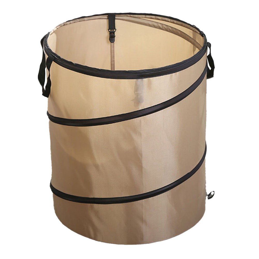 38 Liter Camping Picnic Portable Outdoor Folding Garbage Bin Leaf ...