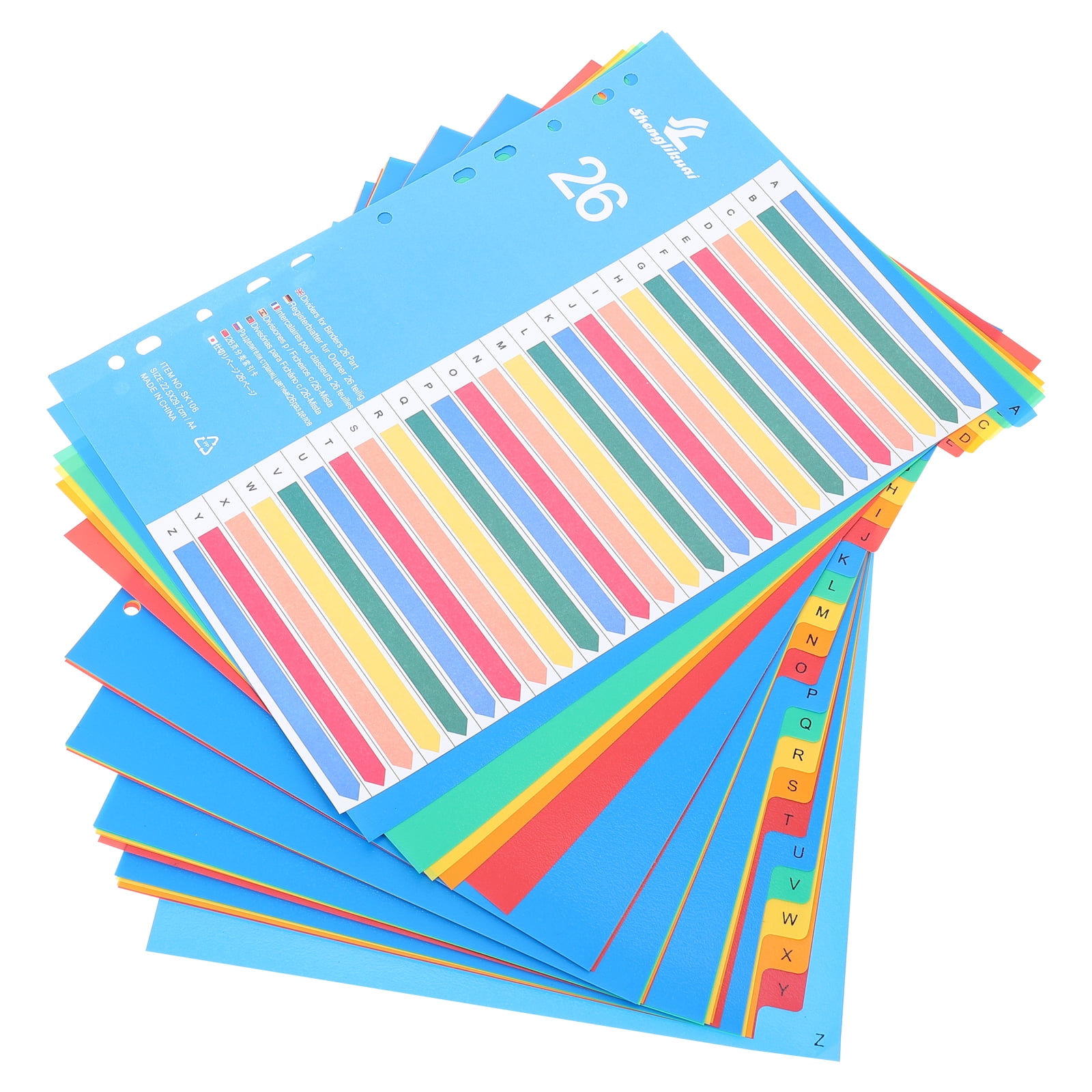 38 Pcs Address Labels Binder Dividers with Tabs File Separator ...