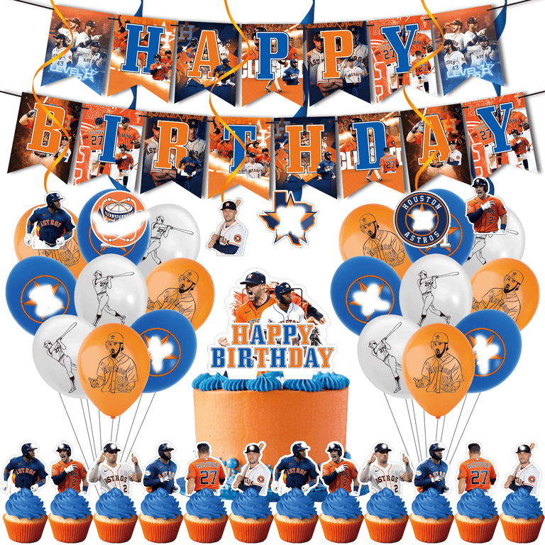 Astros Birthday Balloons