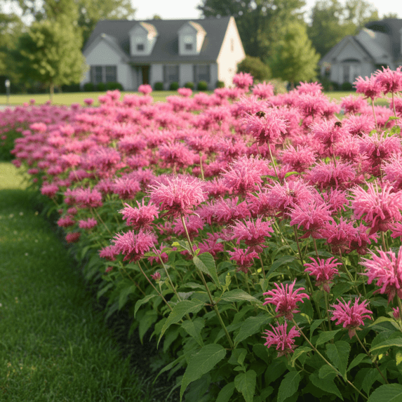 38 Perennial Monarda Bee Balm Bergamot 'Marshall's Delight' Landscape ...