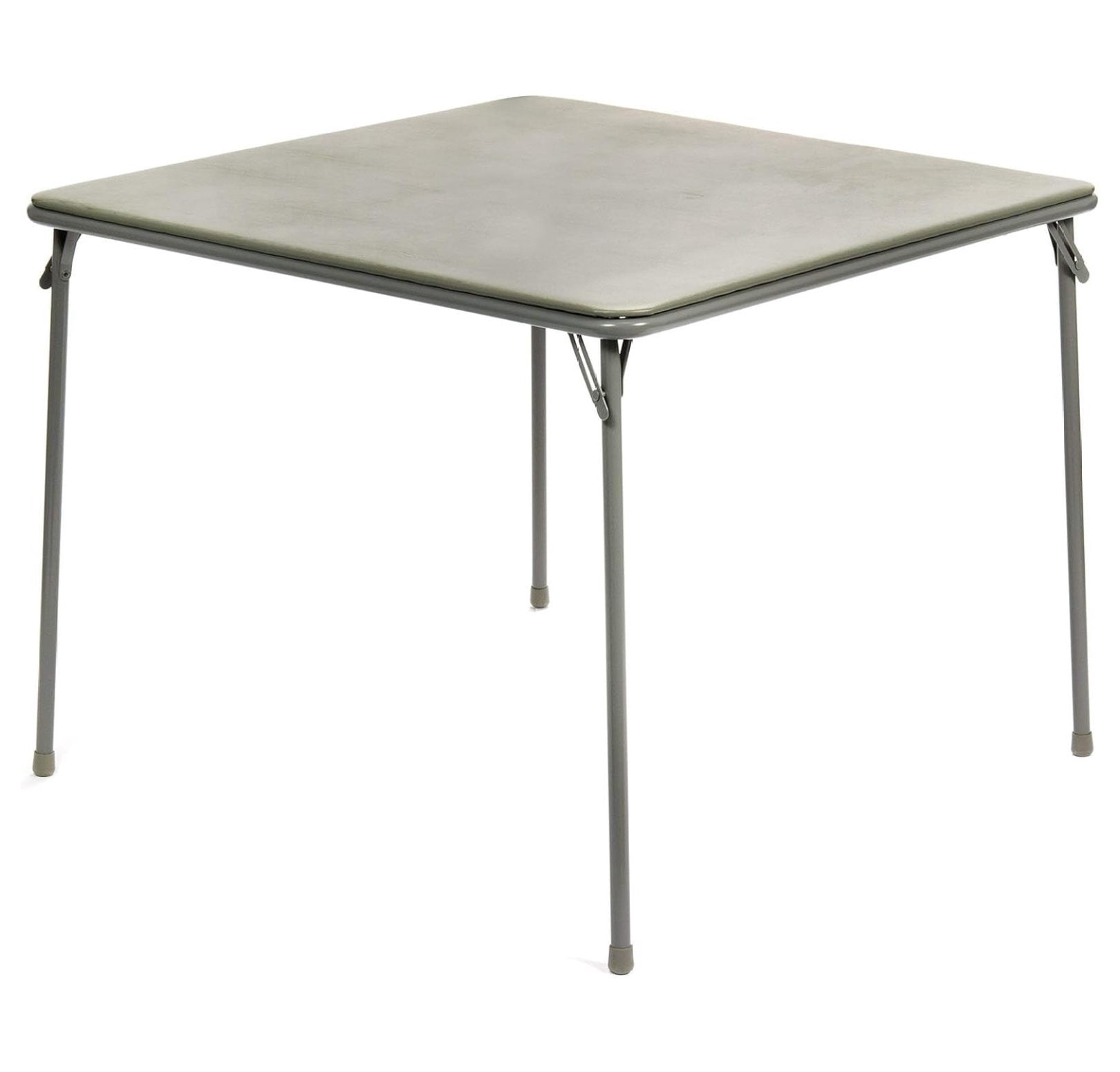 38" Square Folding Card Table - Portable, Easy-to-Store, Vinyl ...