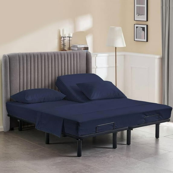 38" Top Split Flex Head California King Size, 600-TC Sheet Set ...