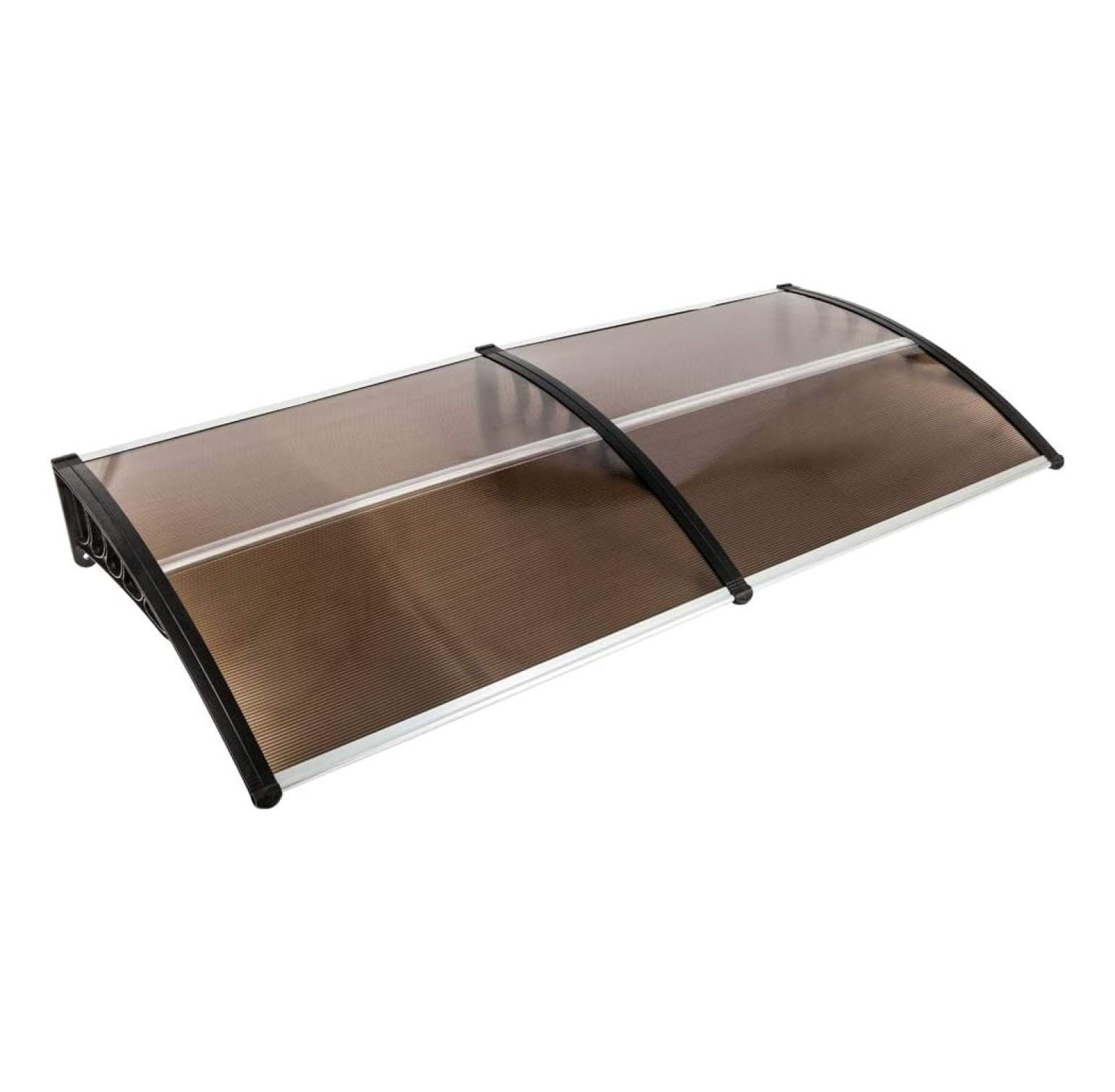 38"X78" Window Awning Door Canopy Rain Cover UV Polycarbonate Brown ...